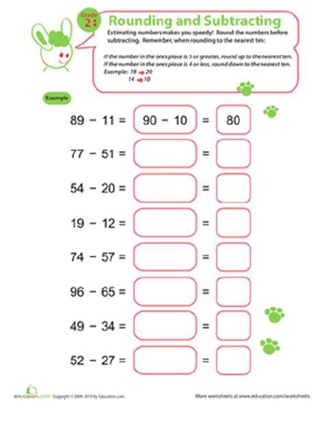 estimating subtraction