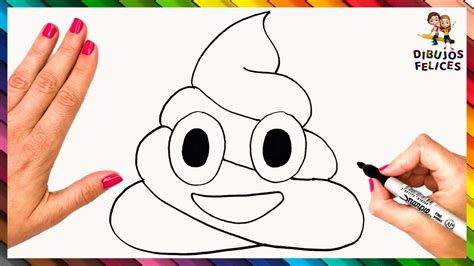 Cómo Dibujar Un Emoji De Caca Whatsapp YouTube