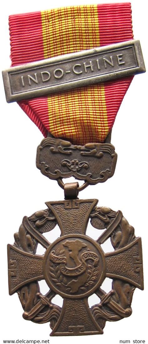 Vi T Nam Vietnam Medaille Indochine Croix De La Bravoure Ma