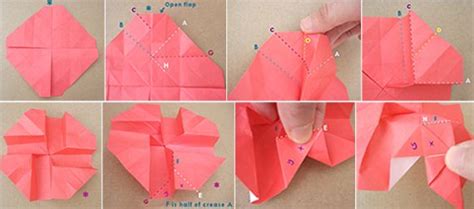 Papierfaltkunst Origami Rose FresHouse Papier Falten Blume