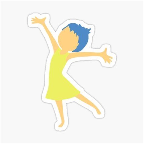 Disney Inside Out Joy Sticker Stickers Disney Disney Stickers Pixar