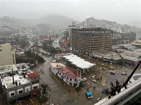 Acapulco primeras imágenes aéreas del daño provocado por Otis