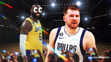 LeBron James Reacts To Luka Doncic S Clutch Mavs Effort Vs Lakers