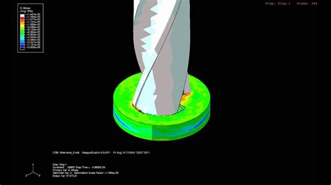 finite element modeling of drilling in abaqus explicit youtube