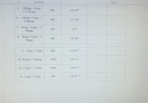 Solved Fill The Following Table Begin Tabular R C C L L Chegg