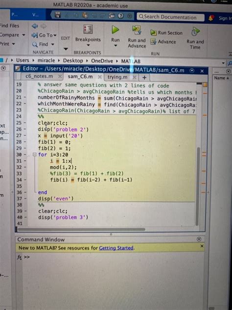 solved problem 2 create a list of fibonacci numbers 0