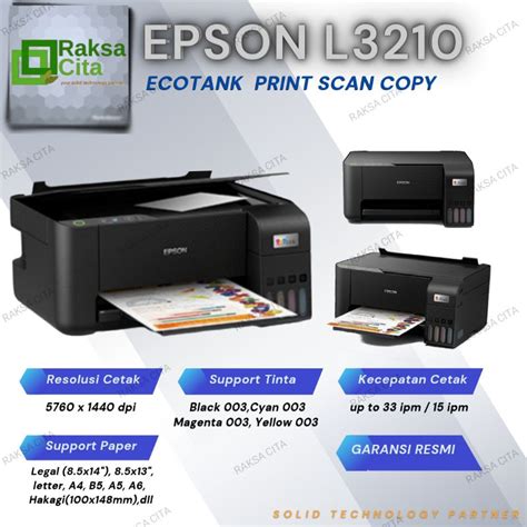 Jual Printer Epson L All In One Print Scan Copy Shopee Indonesia