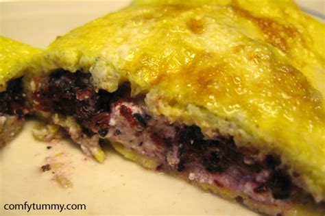 Blueberry Cheese Omelet Comfy Tummy