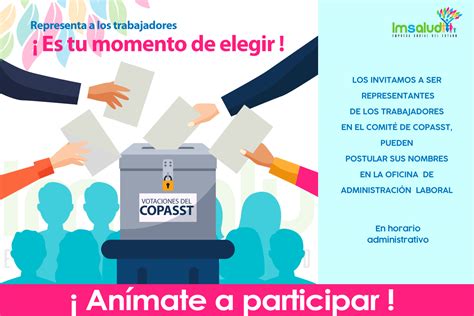 POSTÚLATE PARA SER REPRESENTANTE DEL COMITÉ COPASST IMSALUD