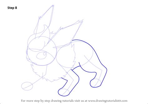 Learn How To Draw Flareon From Pokemon Pokemon Step By Step Drawing