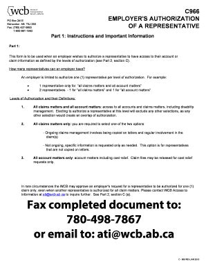 Canada Wcb Alberta C Fill And Sign Printable Template
