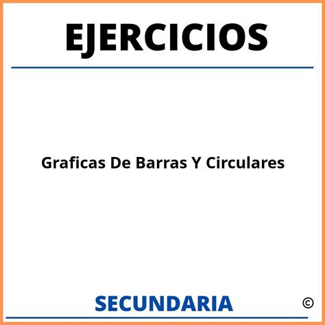 Ejercicios De Graficas Circulares Para Secundaria Pdf Resueltos Con