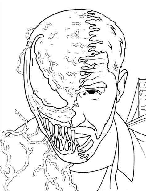 Kolorowanki Venom Do Druku Kolorowankidodruku
