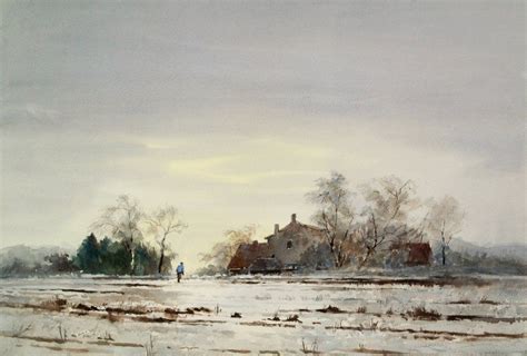 Frosty Morning By Angora39 Landscape Scenery Art Original Fine Art