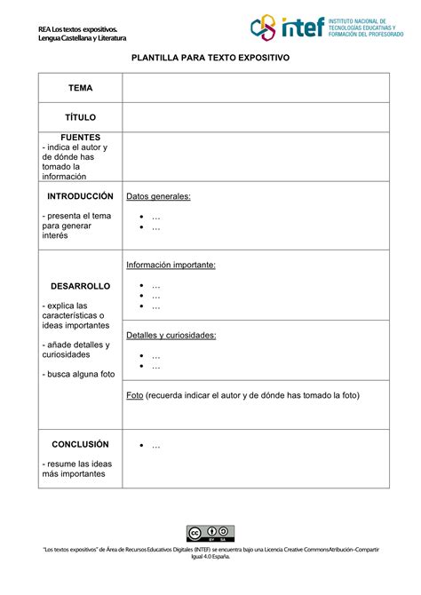 Textos Expositivos Ficha Interactiva Textos Cuadernos Interactivos