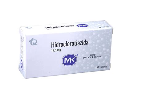 Hidroclorotiazida Mk Mg Tabl Uroccidente