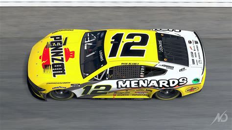Ryan Blaney Pennzoil Sim Stamped By Colton Loomis Trading Paints