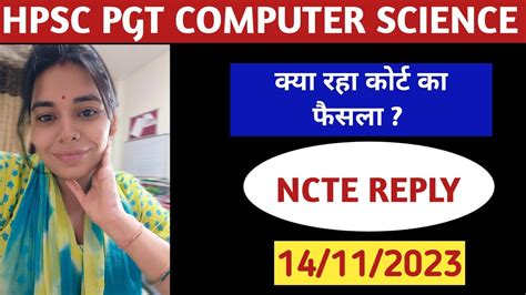 कय रह करट क फसल HPSC PGT COMPUTER SCIENCE NS CLASSES