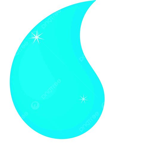 Ilustración Vectorial De Dibujos Animados Gota De Agua Ilustración