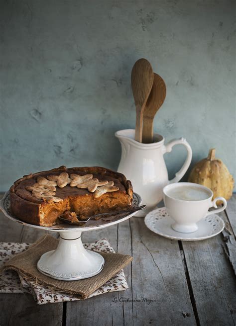 Tarta americana de calabaza Pumpkin Pie La Cucharina Mágica Calabaza