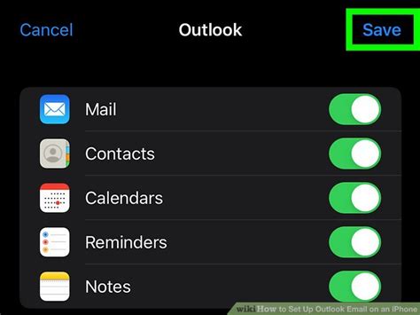 How To Set Up Outlook Email On An Iphone Steps With Pictures