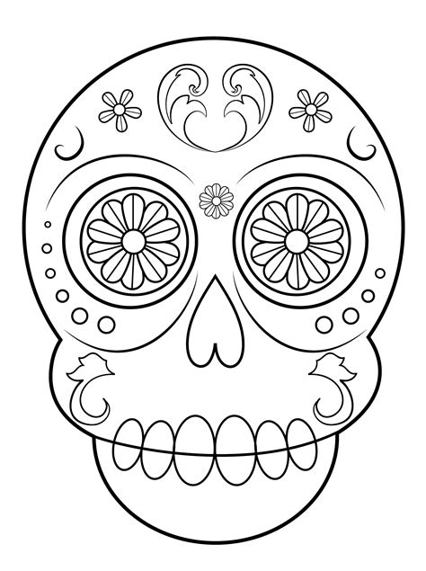 Dibujos De Calaveras Para Colorear DECALAVERAS