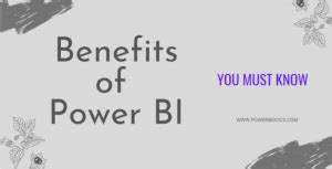 What Are The Benefits Of Power Bi Power Bi Docs