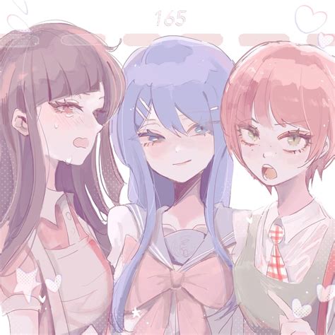 Tsumiki Mikan Maizono Sayaka And Koizumi Mahiru Danganronpa And 2
