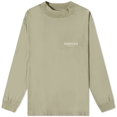 Fear Of God ESSENTIALS Long Sleeve Logo T Shirt Seafoam END AU