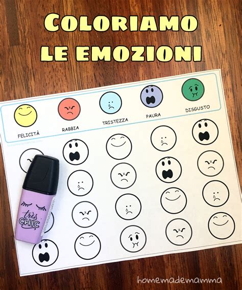 Faccine Delle Emozioni Da Colorare Infoupdate Org