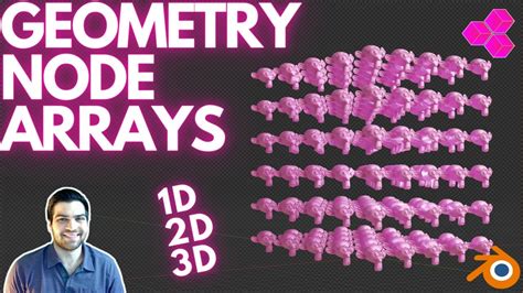[2 93] the array modifier is dead to me easy arrays with geometry nodes 1d 2d 3d youtube