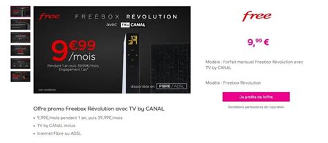 La Vente Privée Freebox Revolution avec TV By Canal se poursuit jusqu