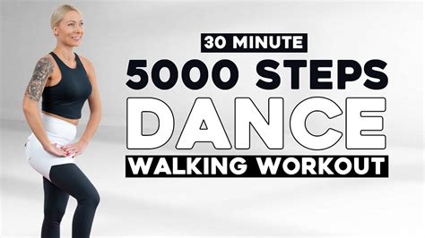 5000 STEPS IN 30 MIN Walking Cardio Dance Workout To Burn Fat Knee