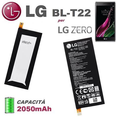 LG Batteria Originale Lg Bl T22 2050mah Per Zero H650 EPRICE