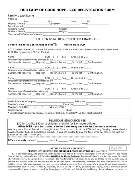 CCD REGISTRATION Doc Template PdfFiller