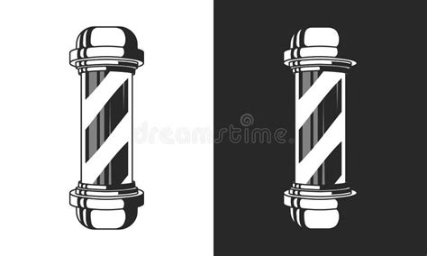 Barbershop Pole Sketch Stock Vector Illustration Of Sign 22526084