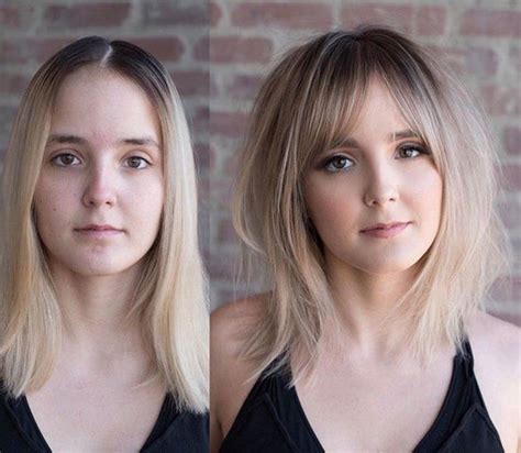 28 Best Ways To Wear Curtain Bangs For A Round Face Atelier Yuwa Ciao Jp