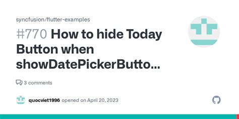 How To Hide Today Button When ShowDatePickerButton Is True Issue 770