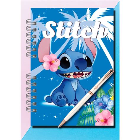 Caderno Lilo E Stitch Personalizado Nome Grande B X Shopee