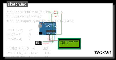 Rotary Encoder Menu 2 Wokwi Esp32 Stm32 Arduino Simulator
