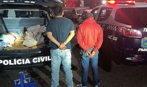 Dois Homens S O Presos Em Flagrante Por Tr Fico De Drogas Em Ponta Por