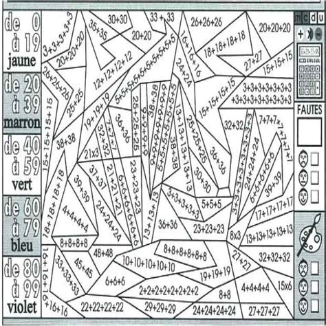 Nouveau Coloriage Maths Stock Coloriage Magique Multiplication The