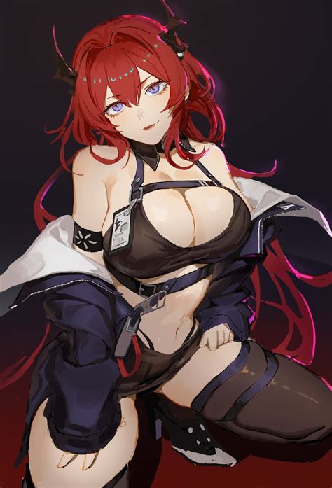 Surtr Arknights Drawn By Lingear Danbooru