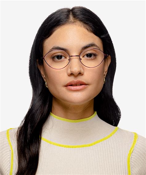 Aperture Oval Clear Purple Glasses For Women Eyebuydirect