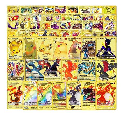 10 Cartas Pokemon Doradas Takara Tomy Cuotas sin interés