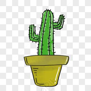 Pintado A Mano Linda Planta De Dibujos Animados En Maceta Png Ma Png