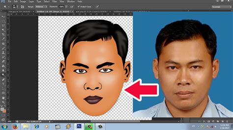 Tracing Wajah Merubah Poto Menjadi Kartun Khusus Pemula YouTube