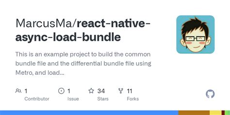 github marcusma react native async load bundle this is an example project to build the common