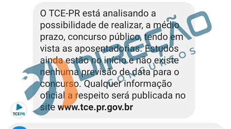 Concurso TCE PR novo edital é estudado por órgão Direção Concursos