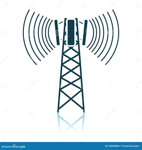 cone Celular Da Antena Da Transmiss o Ilustração do Vetor Ilustração